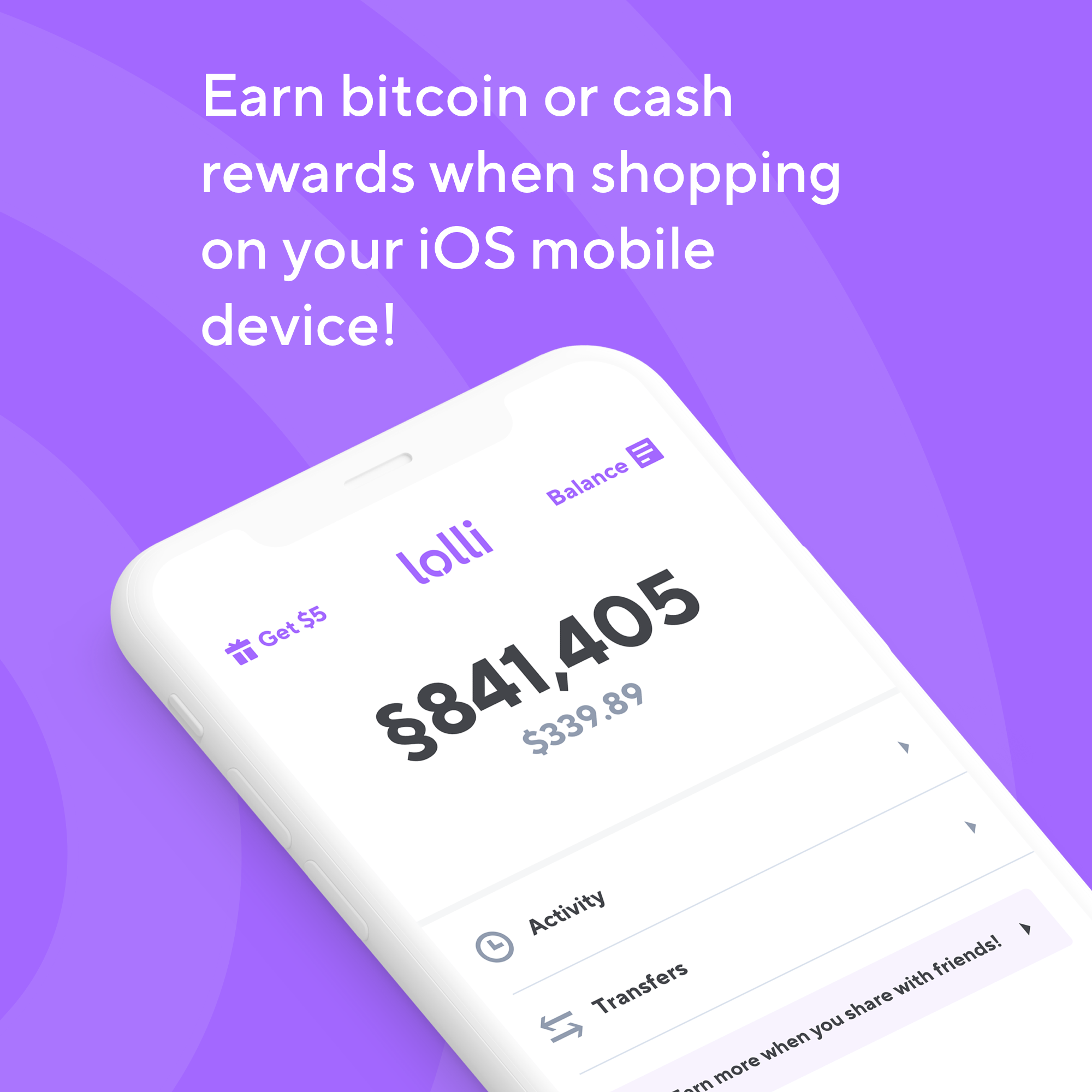 The Lolli App for Bitcoin Rewards is Now Available on iOS